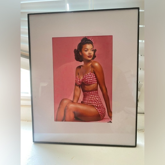 It’s about Lola Boutique | Art | African American Woman Pinup Print 5x7 In 8x Frame | Poshmark
